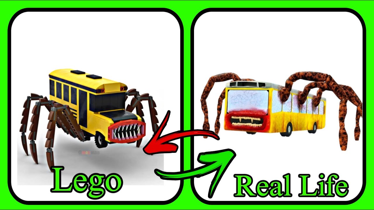 BUS EATER, Extra Slide, CAR Eater in Real Life Vs Lego, All Eater ...