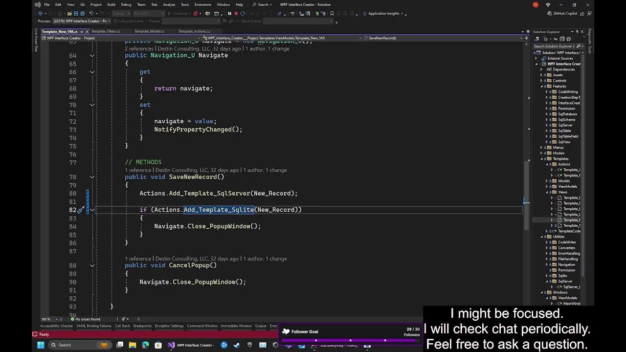 Coding a WPF C# XAML SQL Project - YouTube