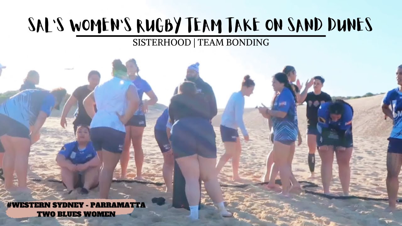 VLOG | SALS RUGBY WOMENS TEAM TAKE ON SAND DUNES #WesternSydneyTwoBlues ...