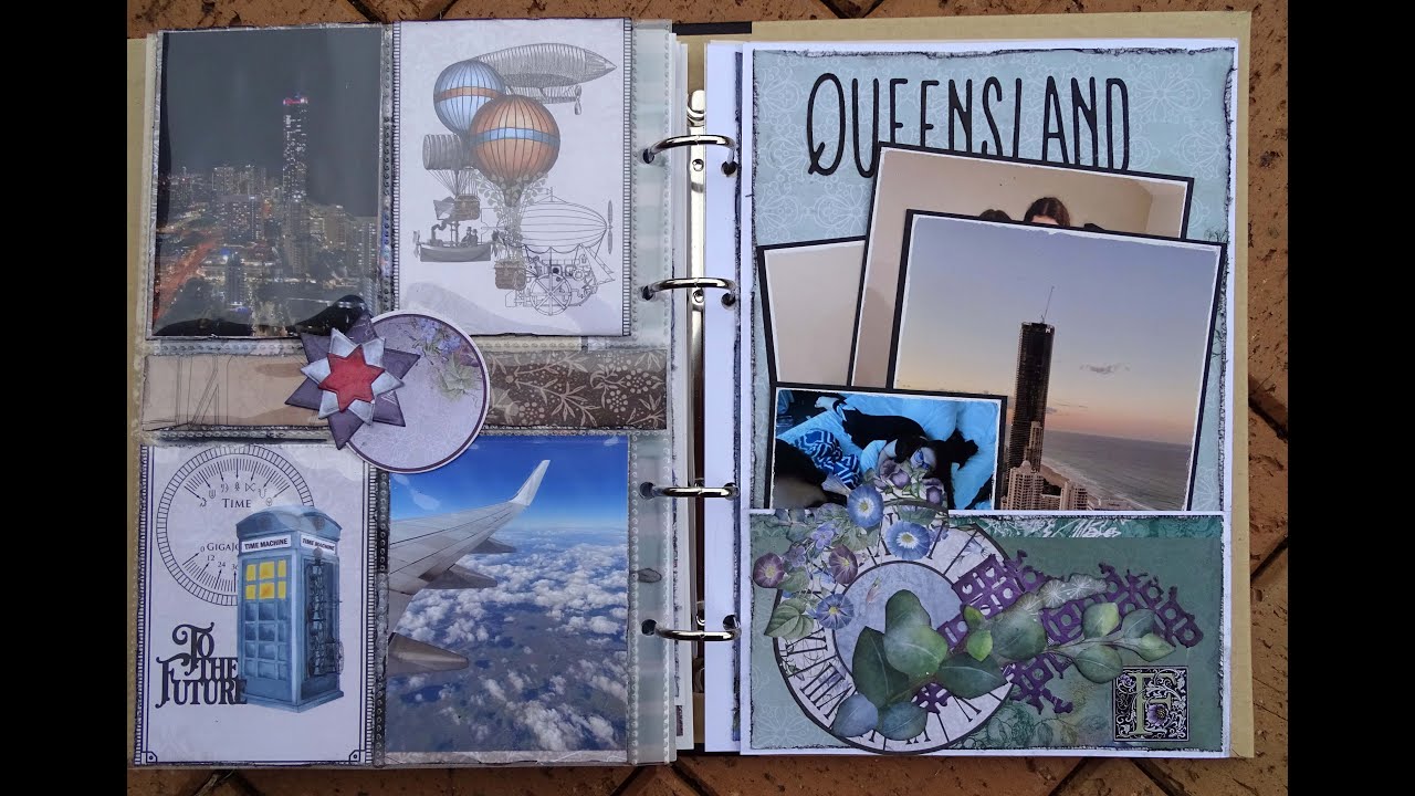 Three styles of pages for my ring bound album - YouTube