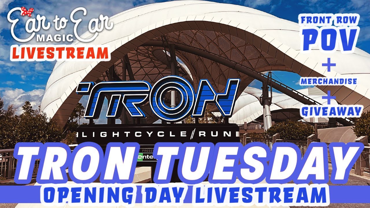 🔴 LIVE - Tron Front Row POV - Merch - Giveaway - Opening Day Livestream ...