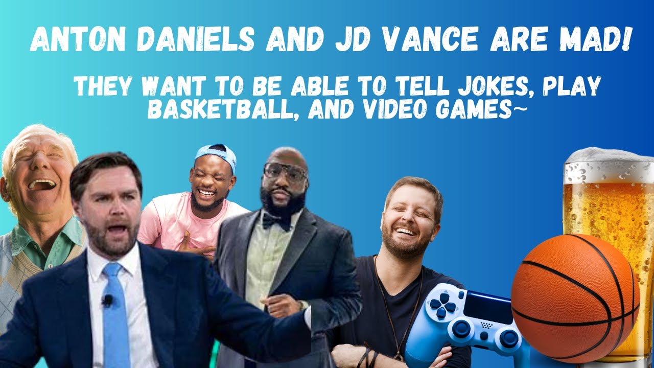 Anton Daniels Agrees with JD Vance Masculinity in under Attack, My ...