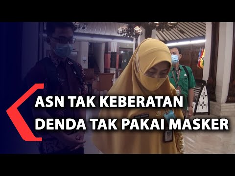 ASN Tak Keberatan Denda Tak Pakai Masker