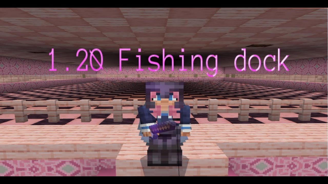 [MC] New 1.20 Pink fishing dock. - YouTube