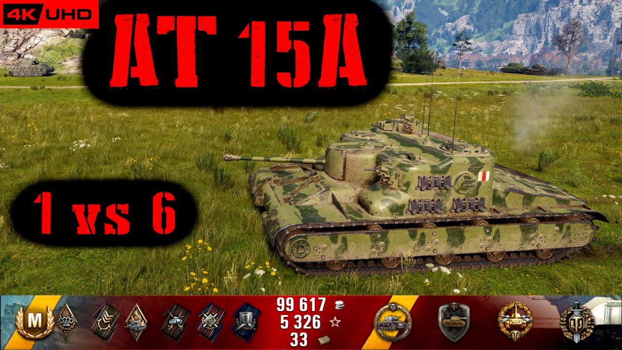 World of Tanks AT 15A Replay - 7 Kills 3.4K DMG(Patch 1.6.1) - YouTube