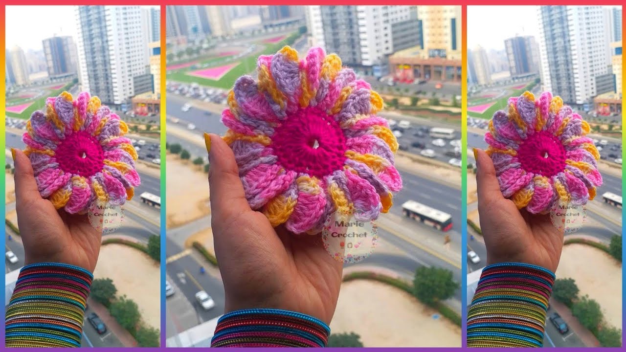 💐Beginners Welcome!💐 Learn to Crochet a Beautiful Flower with Marie🌸 ...