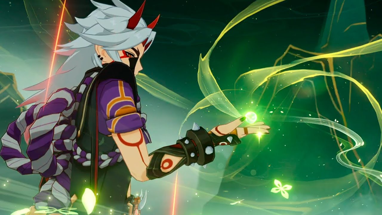 Arataki Itto with Baizhu' abilities (Genshin Impact Model Swap) - YouTube