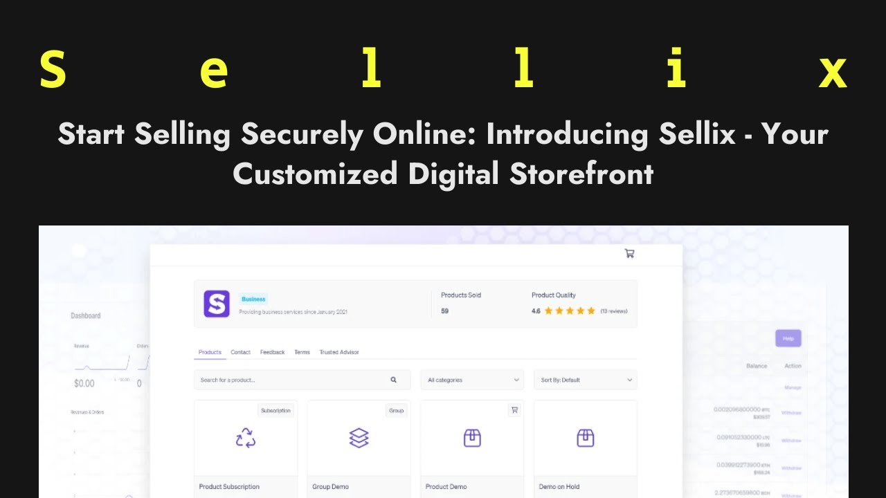 Sell Any Digital Product - Securely, Easily & Instantly with Sellix 🌮 ...