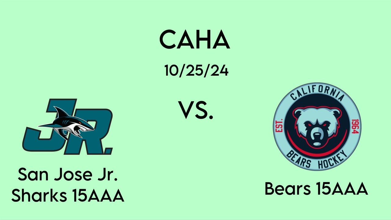 SJ Jr. Sharks 15AAA vs. Bears - Game 1 - YouTube