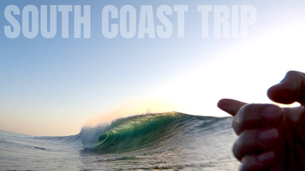 I SURFED A SUPER CLEAN and WEDGY SOUTH COAST REEF with Steve BULLET ...