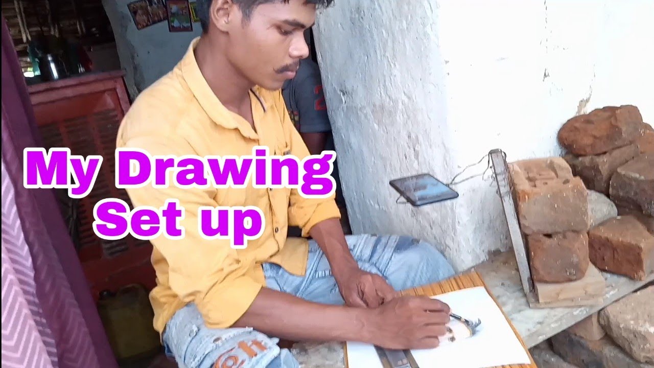 My Drawing Set up || How I Shoot My Video - YouTube