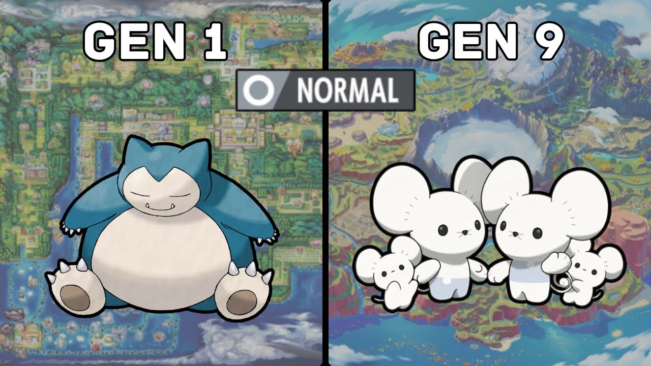 TOP 3 MEJORES POKÉMON TIPO NORMAL DE CADA GENERACIÓN - YouTube