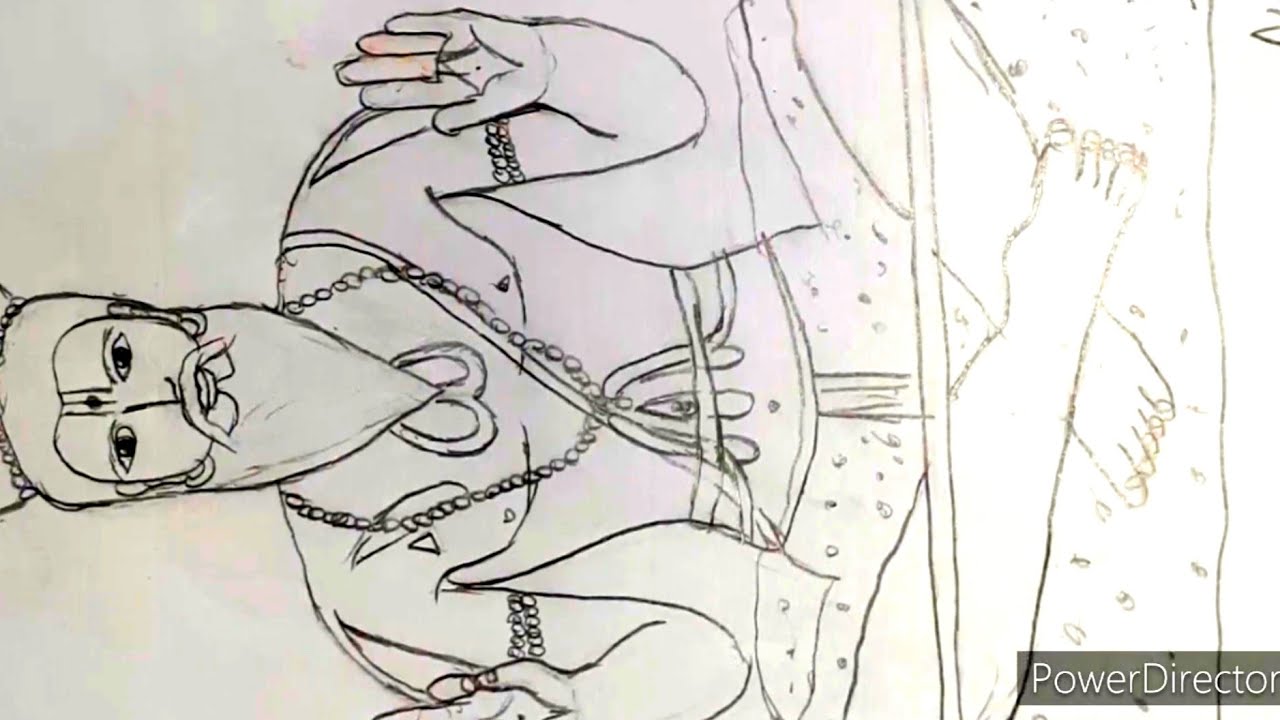 Veda Vyasa Jayanti special drawing part-1/how to draw lord vedavyasa ...