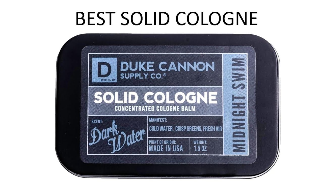 Solid Cologne Review - Duke Cannon for Men (Under $30) - YouTube
