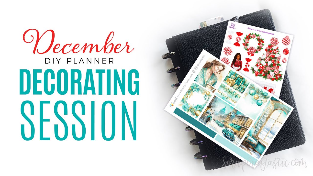 DIY Planner December 2023 Monthly and Weekly Setup DECORATING SESSION ...