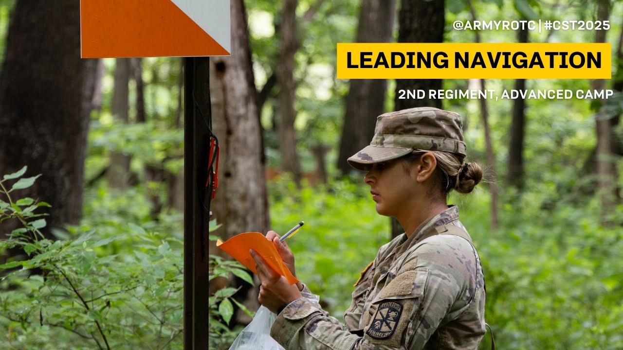 Leading Navigation | 2nd Regiment, Advanced Camp | CST 2025 - YouTube