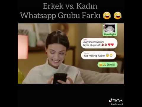 Kız vs erkek whatsapp grubu konuşması 💜