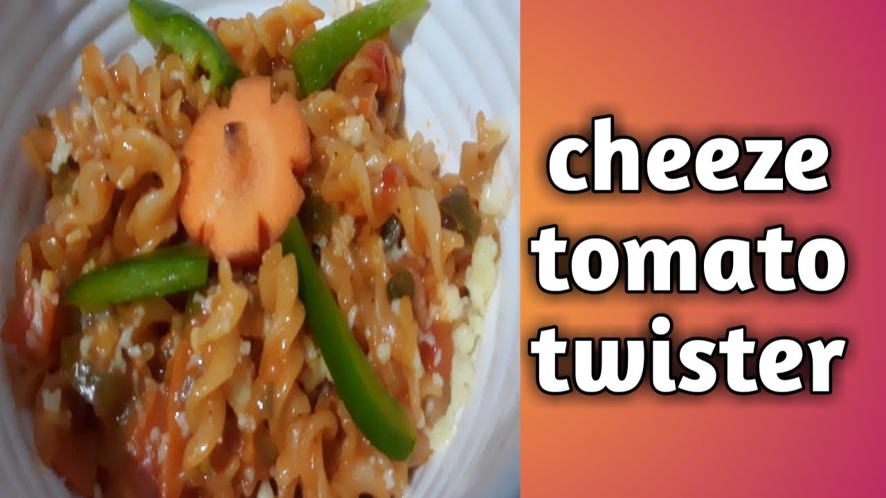Cheese tomato twister pasta/instant pasta recipe/pasta recipes in ...