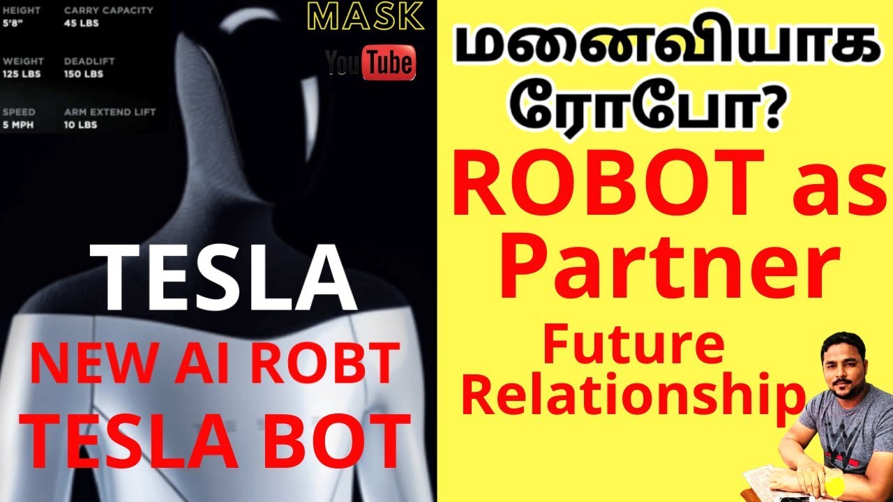 Tesla bot in tamil|Tesla Robot in tamil|Elon musk in tamil|Tesla in ...
