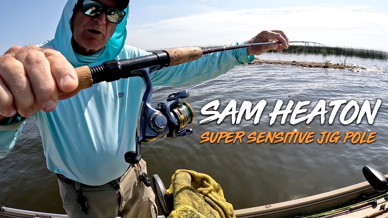 B'n'M Sam Heaton Super-Sensitive Graphite Jig Pole | Hands-on Review ...