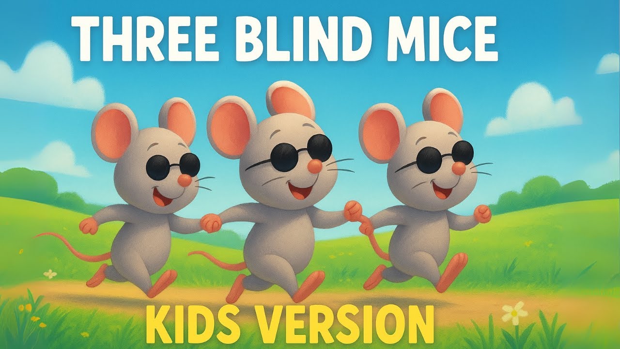 🎵 Three Blind Mice - Kids version | 3D Pixar-Style Nursery Rhymes - YouTube