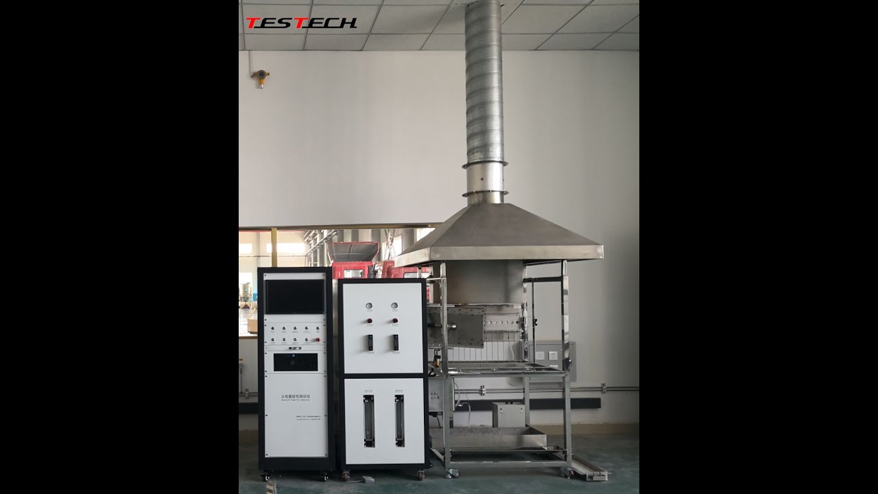 2.Spread of Flame Test Apparatus FTech-ISO 5658-2 - YouTube