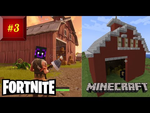Minecraft x Fortnite: Anarchy Acres / Fatal Fields Barn Part 3 - YouTube