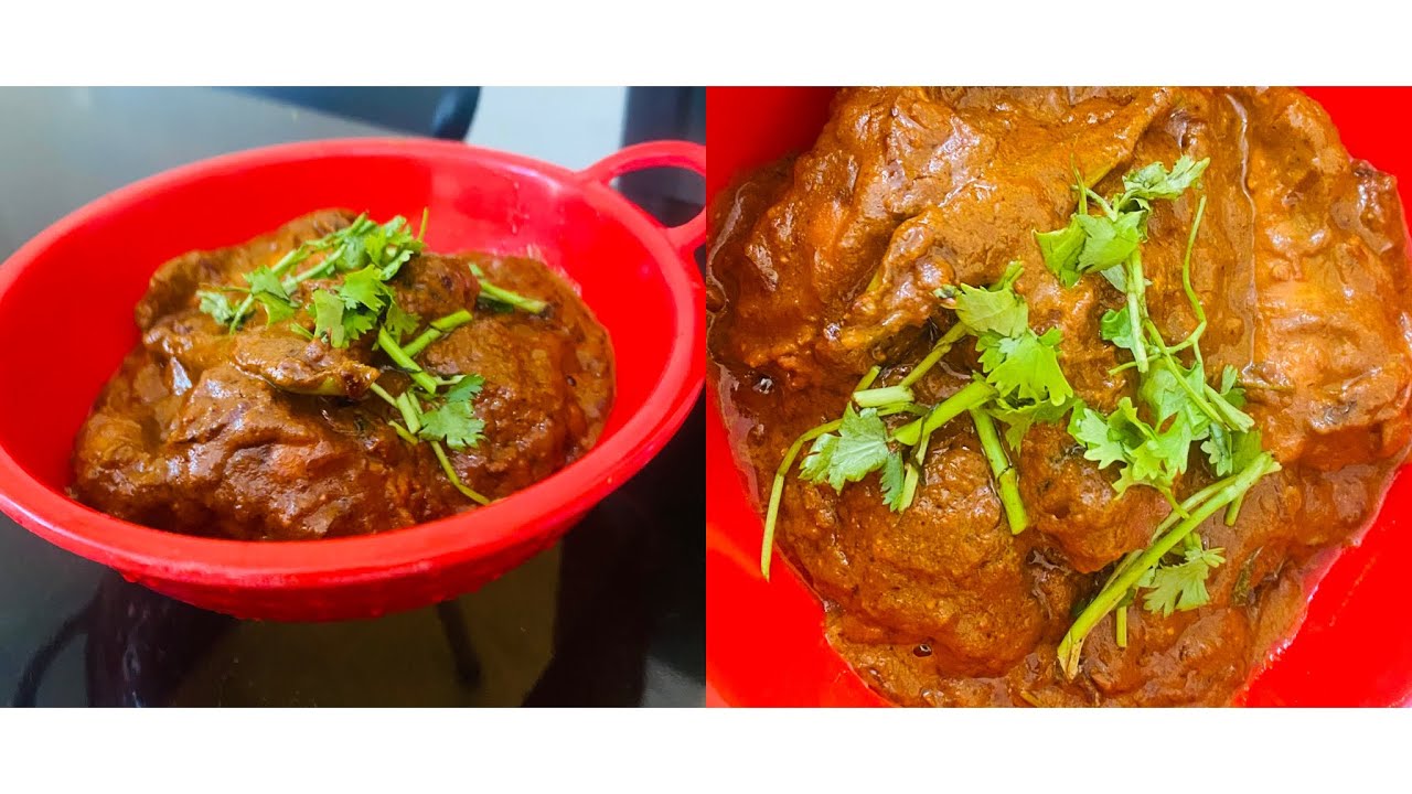 Hyderabad red chicken curry - YouTube