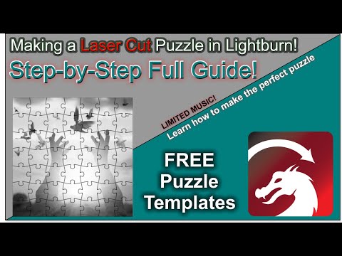 Making a Laser Cut Puzzle in Lightburn! - YouTube