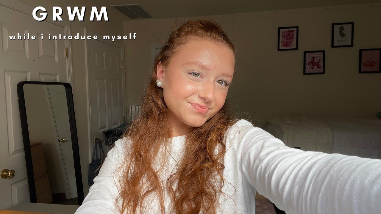 get ready with me while I introduce myself!! - YouTube