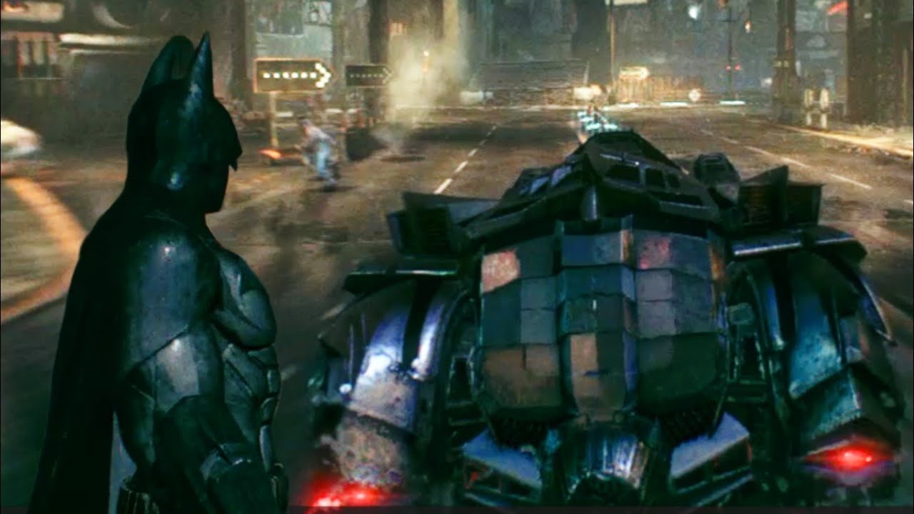 Batmobile Chaos: Batman Arkham Knight Combat Showcase! - YouTube