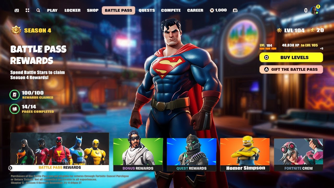 Fortnite Chapter 6 Season 4 Battle Pass Reveal - YouTube