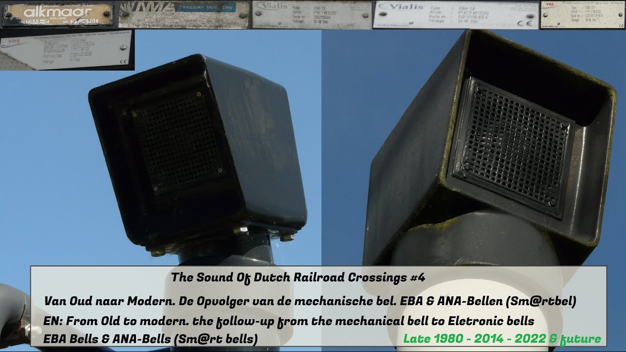 The Sound Of Dutch Railroad Crossings #4 // EBA & ANA-Bell's(Dutch ...