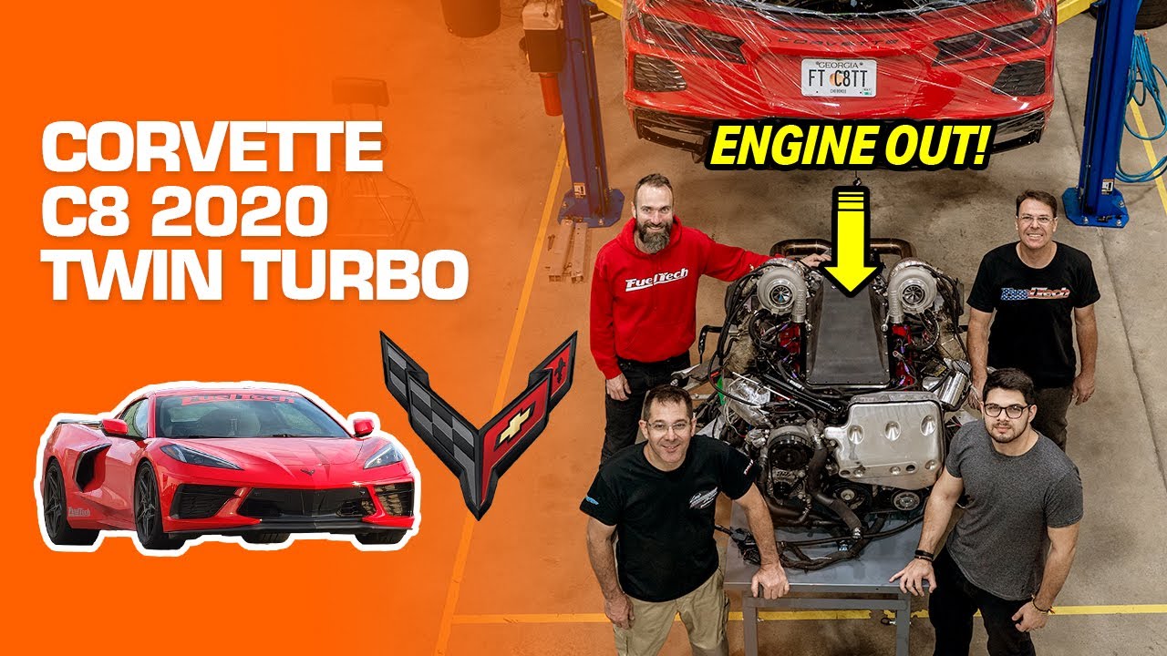 Corvette C8 2020 "TWIN TURBO" FuelTech - Tiramos o motor e transmissão ...