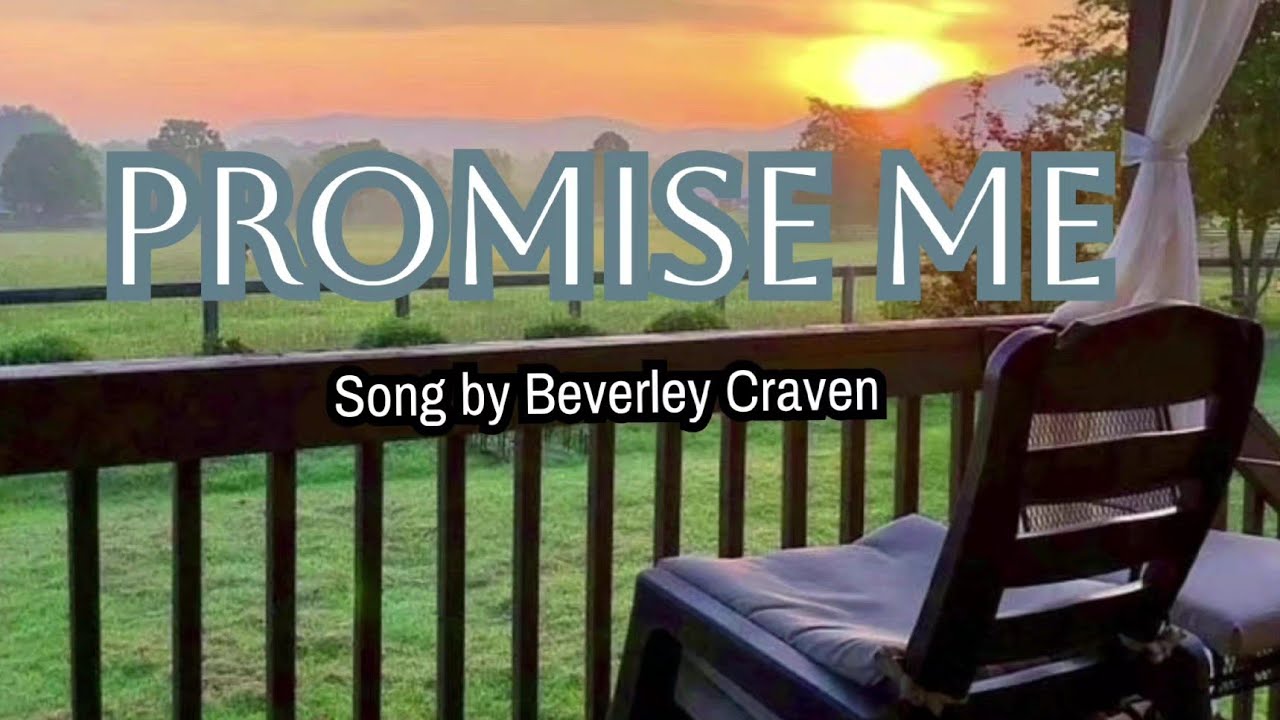 Beverley Craven - PROMISE ME (lyrics) - YouTube