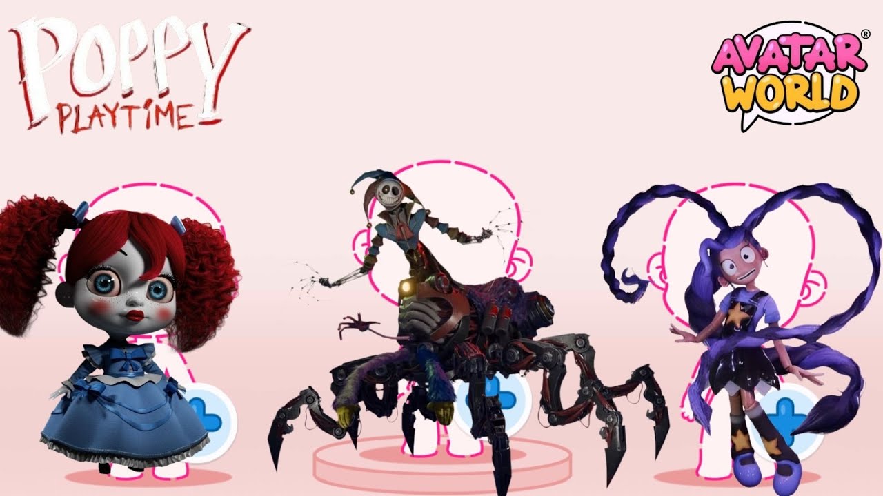 EASY ️ How To Make A Poppy Playtime Characters In Avatar World # ...