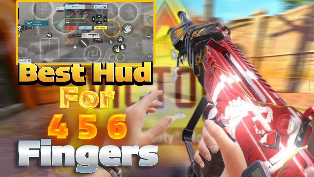 BEST 4,5,6, Fingers HUD For CODM! 4,5,6 Finger Claw Layout - Best HUD ...