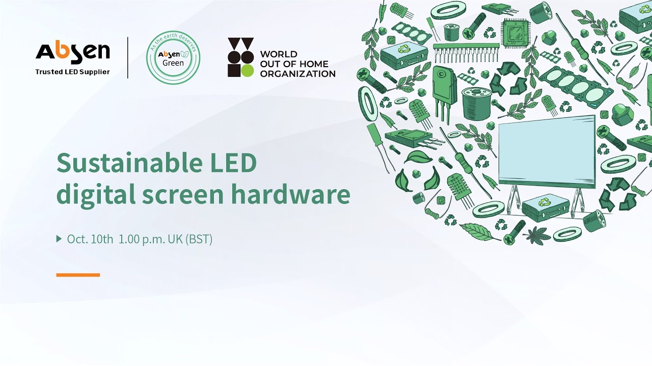Webinar about Sustainable LED digital screen hardware - YouTube