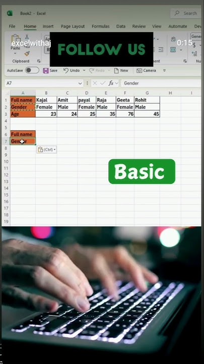 📊 How can we apply formula TRANSPOSE in excel | Bpa | Bpa Educators - YouTube