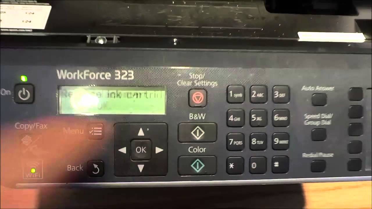 How To Replace An Ink Cartridge On An Epson WorkForce 323 All-In-One ...