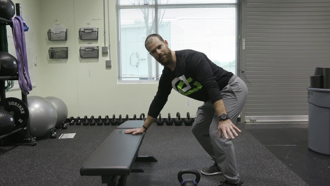 KB Single Arm Supported Row - YouTube