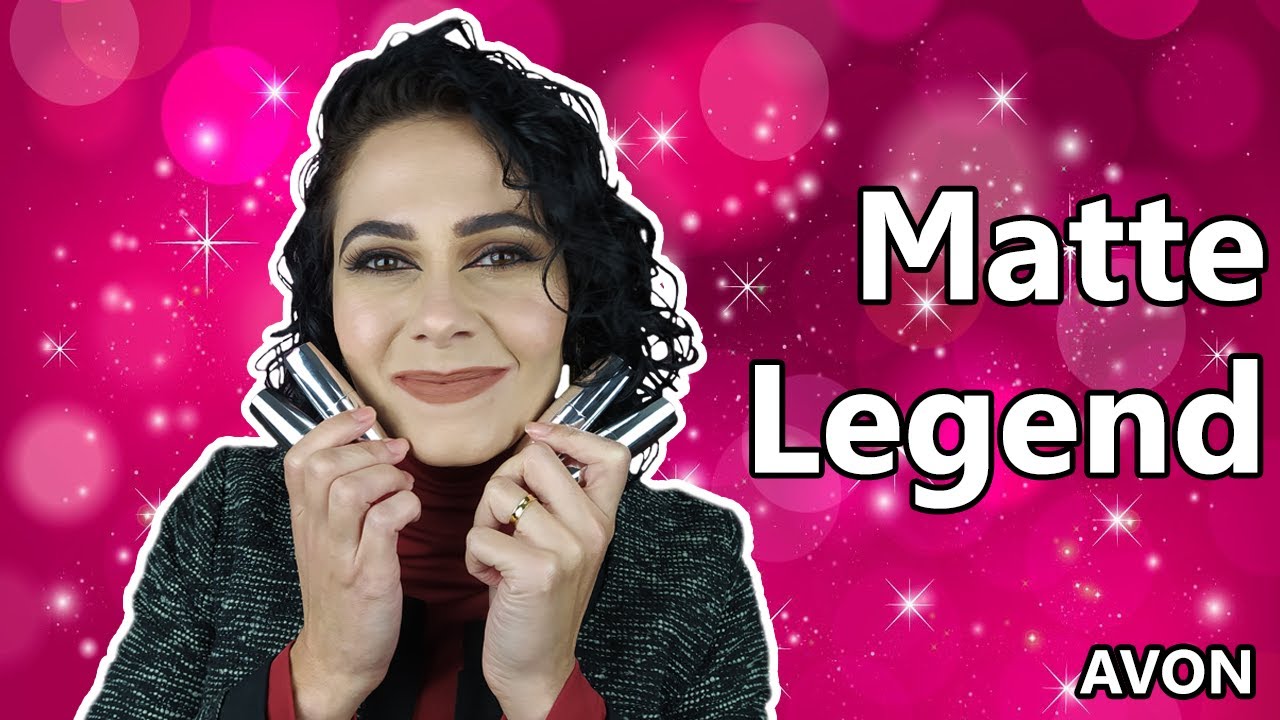 LANÇAMENTOS BATOM AVON Matte Legend - Resenha - YouTube