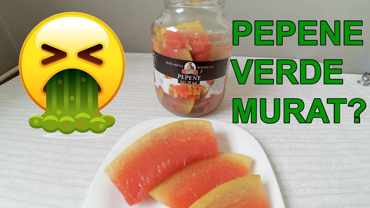 PEPENE VERDE MURAT? Ce gust are? [Am crezut ca-l pot baga in gura dar ...