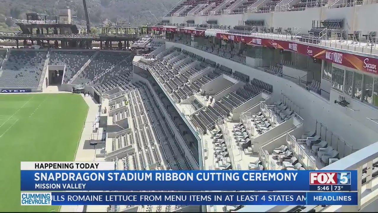 Snapdragon Stadium Ribbon-Cutting Ceremony - YouTube