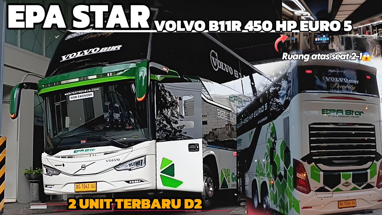 SPESIAL KEDATANGAN DUA UNIT DOUBLE DECKER PO EPA STAR TERBARU|PT ...