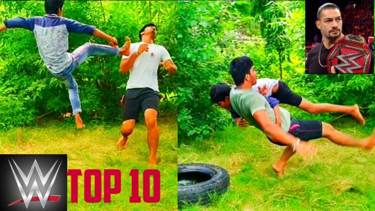 WWE TOP 10 MOVES - YouTube