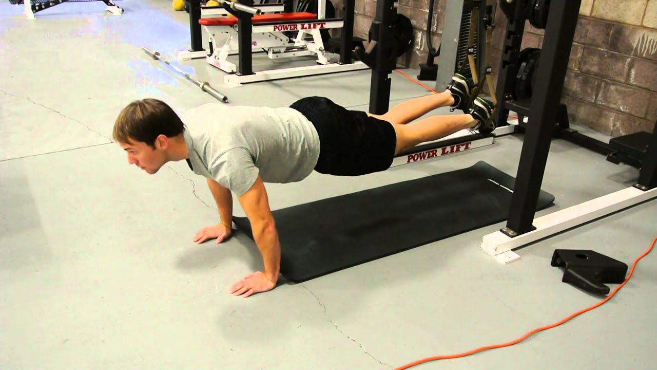 TRX Atomic Crunch with a Push Up - YouTube