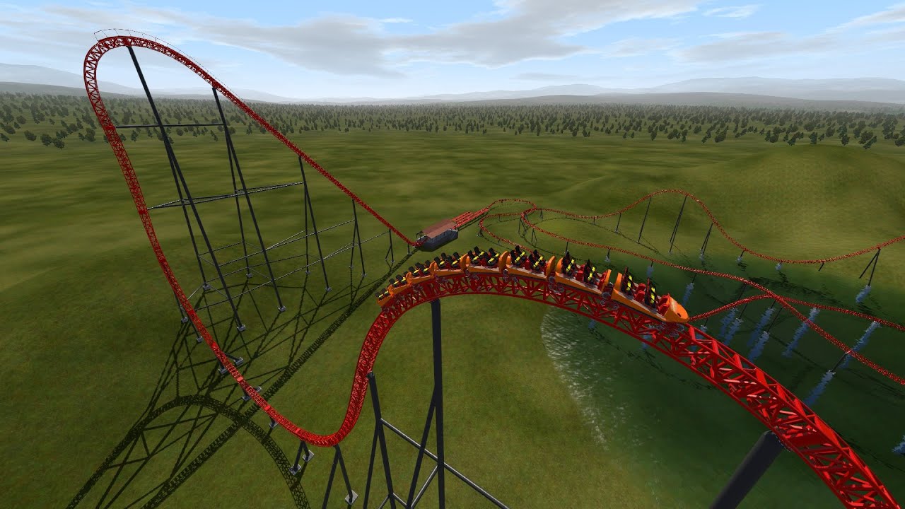 Expedition Airtime | NoLimits 2 | Intamin Mega Coaster - YouTube