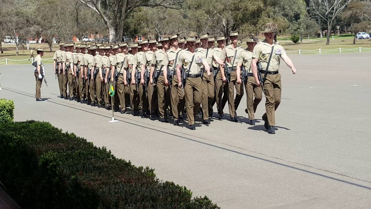 5 Platoon A Coy March Out Parade October 5 2018 - YouTube