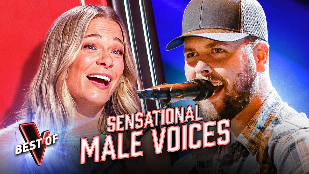 Stunning MALE VOICES in the Blind Auditions of The Voice - YouTube